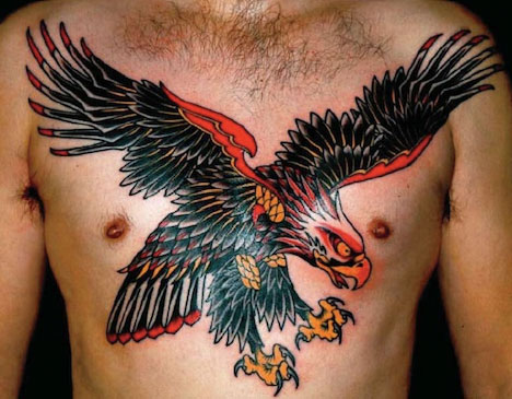 Landing Eagle Tattoo