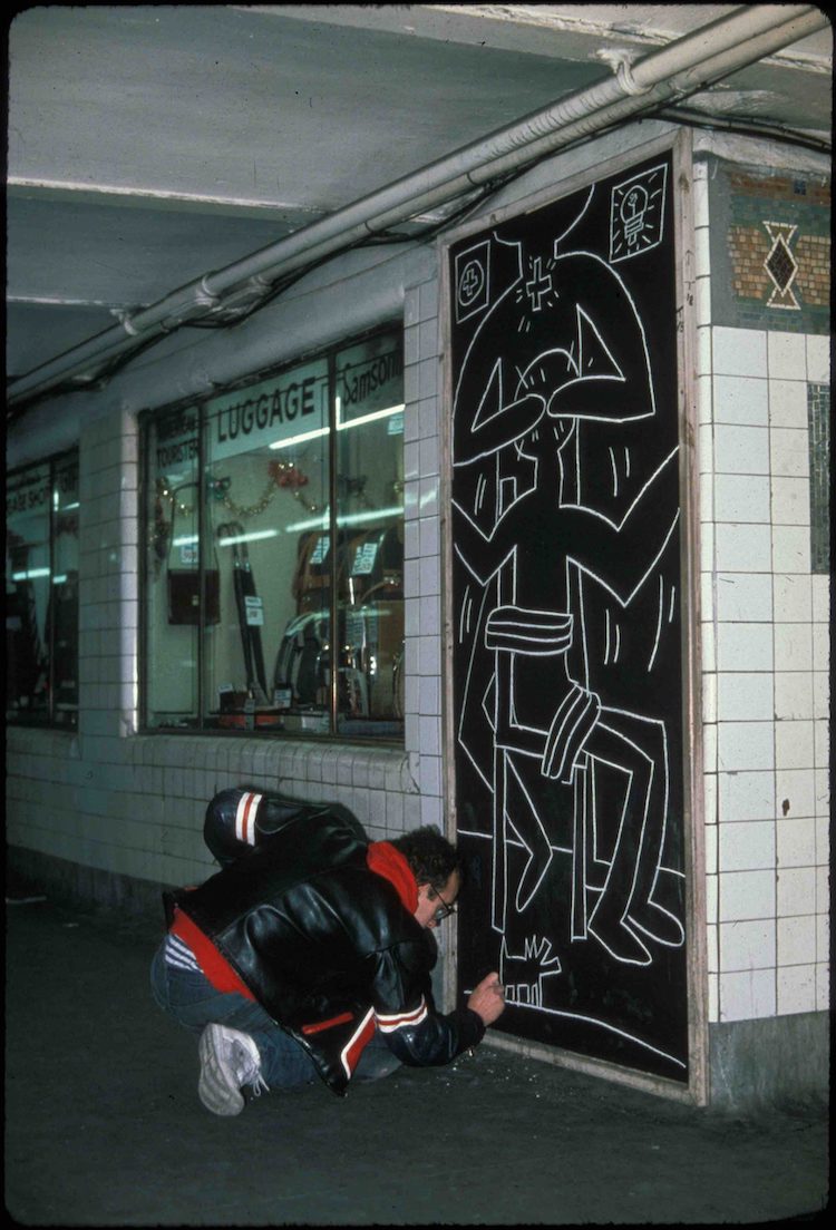 Keith Haring Subway Drawings