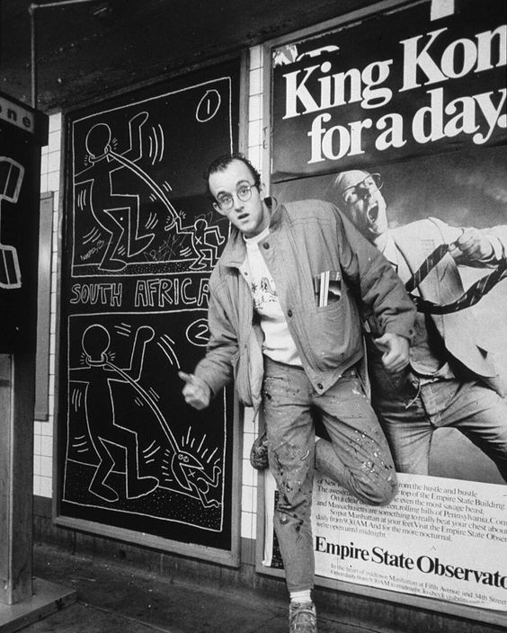 Keith Haring Subway Graffiti