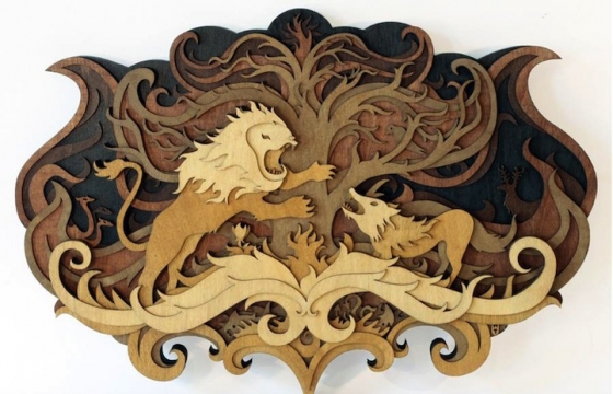 Juxtapoz Magazine - Martin Tomsky's Wooden Masterpieces