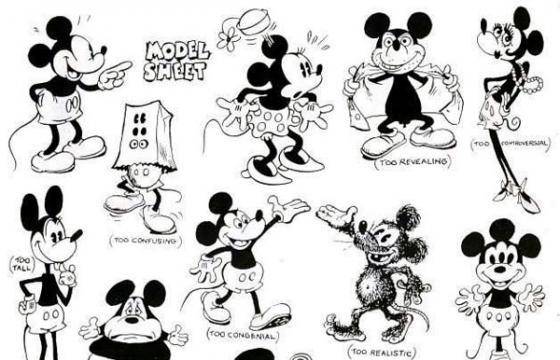 Juxtapoz Magazine - Alternate Mickeys by Ward Kimball